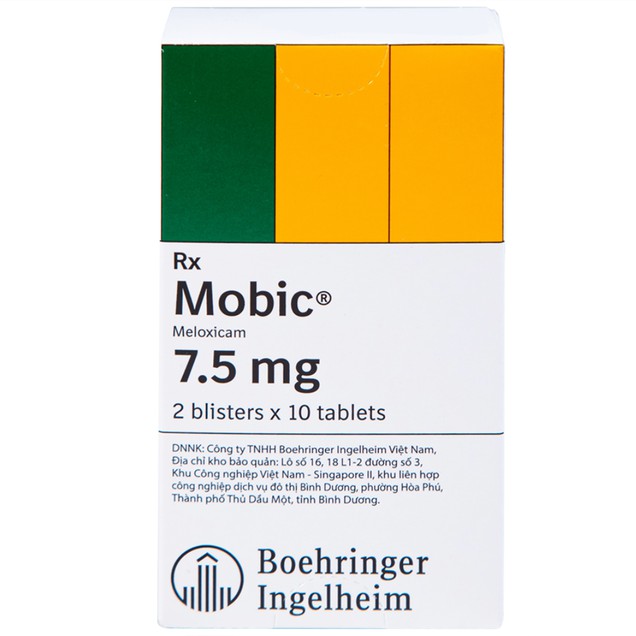 Mobic 7.5mg { H*2*10viên } - Công ty TNHH Dược An Khang