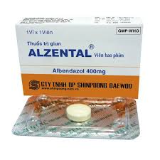 Albendazol 400mg(Alzental). H*1viên bao phim.Korea - Công ty TNHH Dược ...