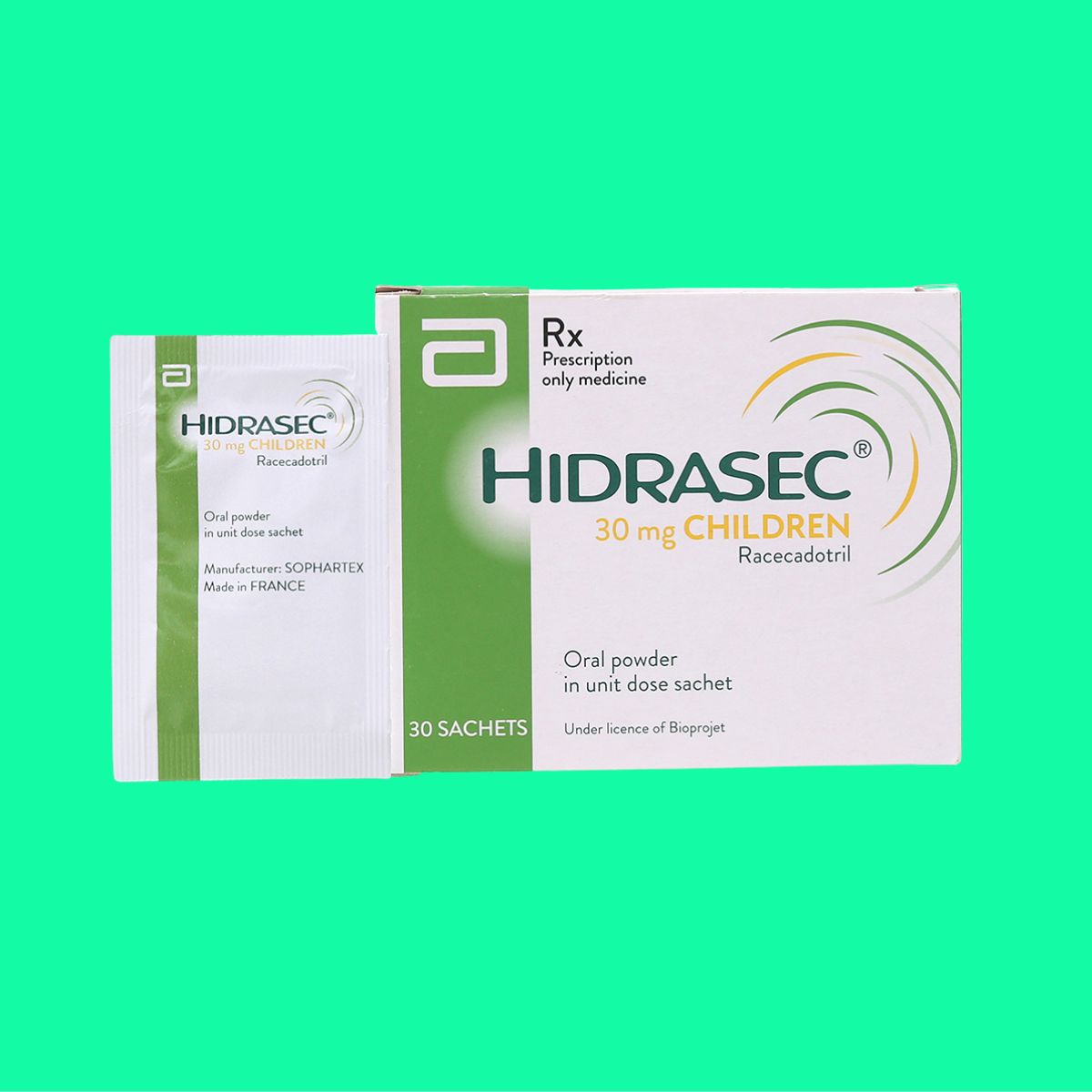 Hidrasec 30mg Children H* 30 gói - Công ty TNHH Dược An Khang
