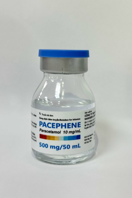 Paracetamol 1g/100ml(Pacephene) - Công ty TNHH Dược An Khang